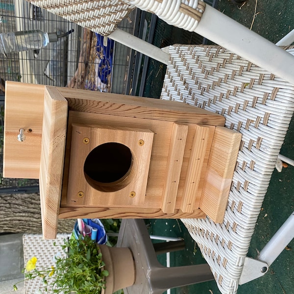 Squirrel Box, House, Cedar Nesting Box, Large Squirrel House, Squirrel ...