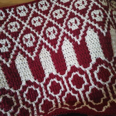 Regina Mosaic Crochet Pattern Chart by Sixel Design Stained Glass ...