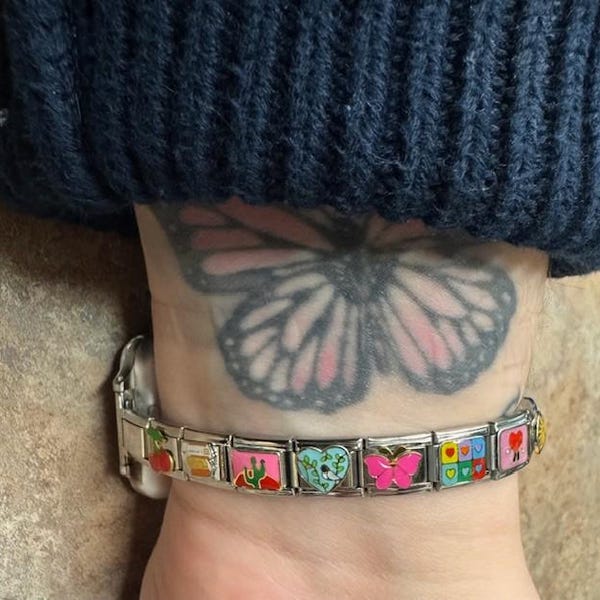 Gold Italian Charm Bracelet Apple Watch Band, Custom Apple Watch Band ...