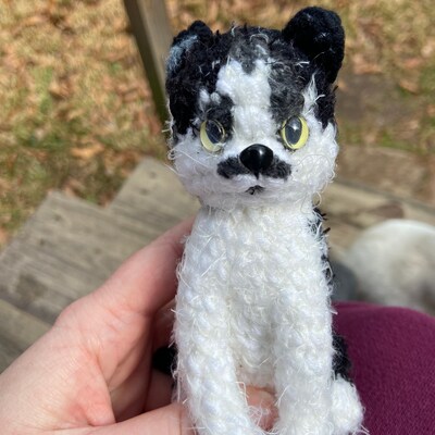 Custom Crochet Cat, Amigurumi Custom Pets, Crochet Pet Memorial, Look Alike Cat, Personalized ...
