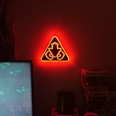 FNAF Security Breach Warning Sign , Neon Like , LED , Light , Wall ...