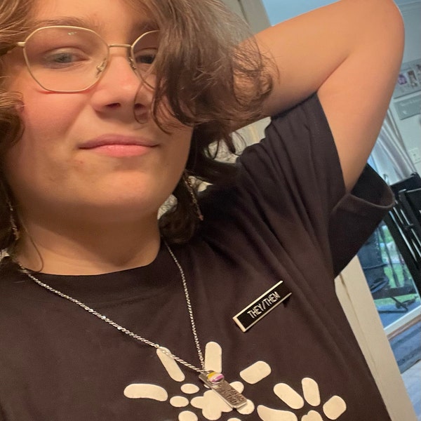 Pronouns Pin They Them Pin He Him Pin She Her Pin Ze Zir Pin Magnet Professional Pronoun