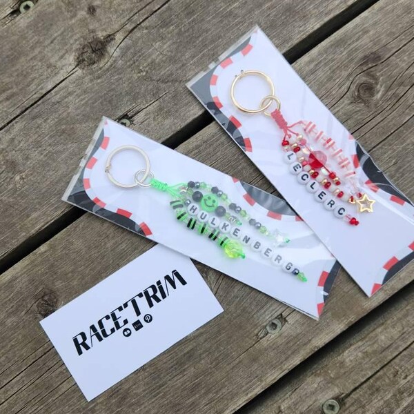 Red Bull Formula 1 Beaded Cluster Keychain | F1 Accessories | F1 ...