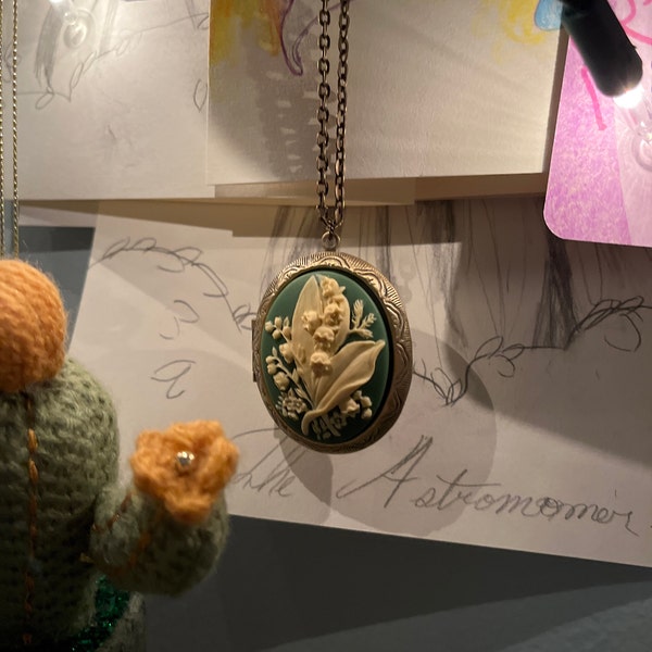 Mermaid Locket Necklace, Ariel's Locket, Little Mermaid Locket, Mermaid ...