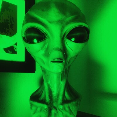 Alien Grey Bust Life Size, Inspired X Files, Science Fiction,sci-fi ...