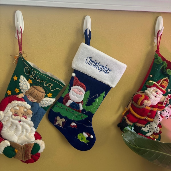 Fishing Christmas Stocking - Personalized - Etsy