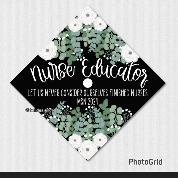 Custom "be the Light" Graduation Cap Topper, Social Work Graduation Cap ...