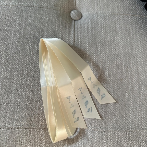 Coastal Tote Name Tag - Bow Name Tote - Custom Name Tag Tote - Coastal ...