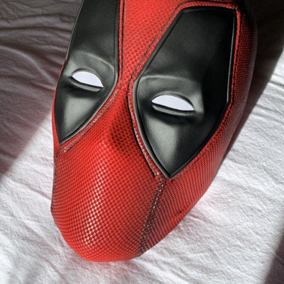 X-force Grey Deadpool Costume Cosplay Mask With Magnetic Eyes - Etsy