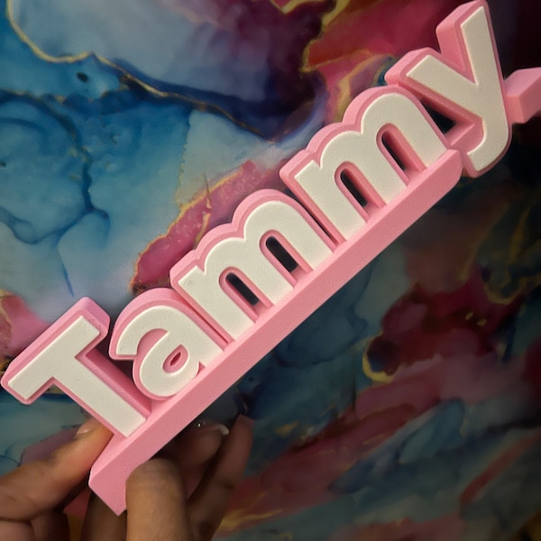 Desk Name Plate, 3D, Multi-color, Custom Made, Desk Accessories, Office ...