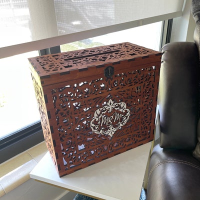 Lockable Card Box Wedding Bank Wedding Card Box Wedding Card - Etsy