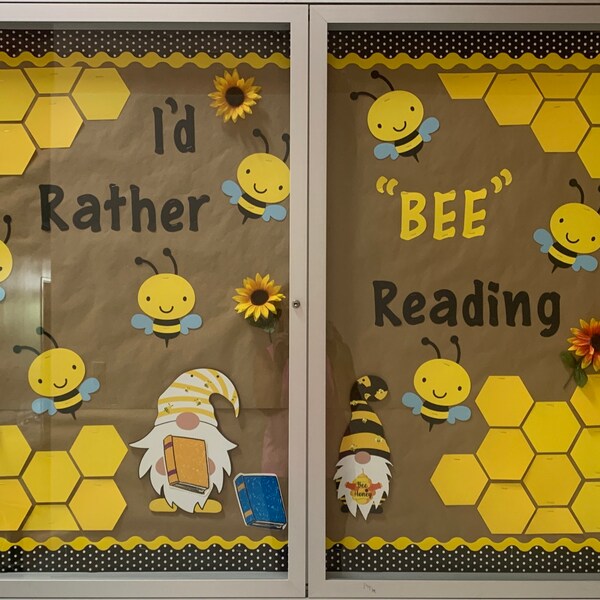 Cute Bee Bulletin Board Set, Spring Bulletin Board Set, Classroom ...