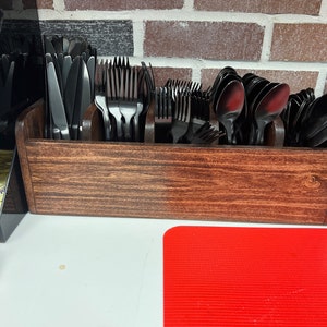 Handcrafted Wooden Utensil Holder Utensil Caddy Kitchen Organizer - Etsy