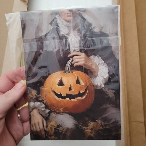 Halloween Wall Art Digital Print/ Dark Academia Halloween Art/ Spooky ...