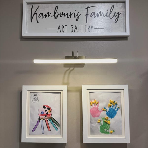 Kid’s Art Gallery Sign, Children’s Art Display Sign, Playroom Art, Kids ...