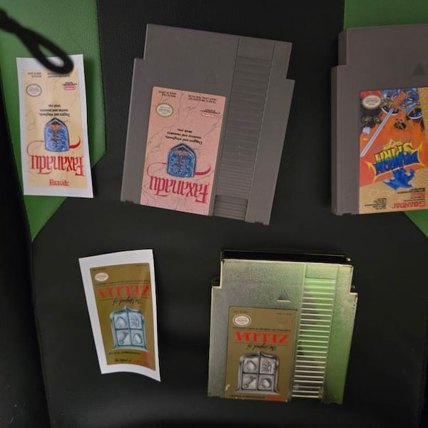 Super Famicom Cartridge Game Replacement Labels. Replace Your Game ...