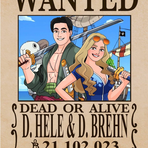 Fully Custom Anime Portrait , Couple Anime Portrait, Family Anime ...