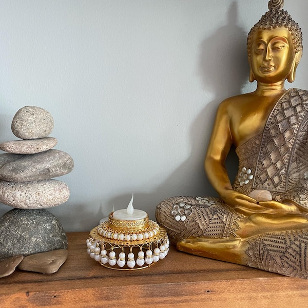 Handcrafted River Stone Cairn Garden Statue, 8” | Stone Yard Art ...