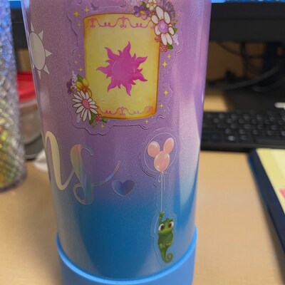 Pascal Mickey Balloon Rapunzel Tangled Transparent Laptop Stickers ...