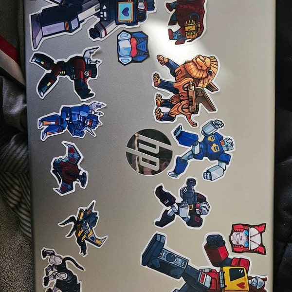 Transformers Prime Decepticon and Autobot's Headshots, Handcut Stickers ...
