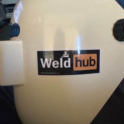 Weldhub Sticker, Blue Collar Sticker, Welder Sticker, Hardhat Sticker ...