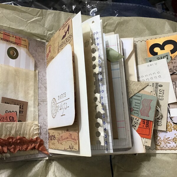Handmade Journal, Paper Bag Journal, Memory Journal - Etsy