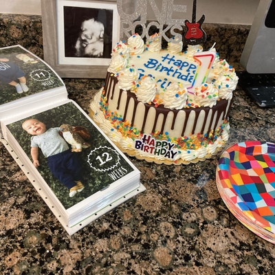 One Rocks Cake Topper / Guitar Cake Topper / Rock Party / Rock N Roll ...