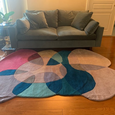 Bespoke Minimalist Bohemian Handmade Designer Rug Custom - Etsy