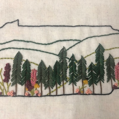 Pennsylvania State Embroidery Pattern Instant Digital Download PDF ...