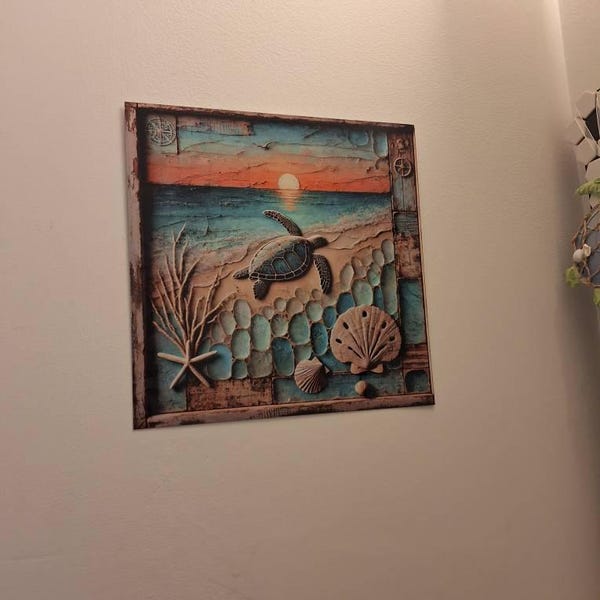 Vintage Bunny Aluminum Sign for Home Décor – Antique Style Rabbit With ...