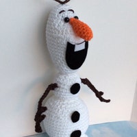 Olaf Crochet Pattern From Frozen! About 10 Inches Tall - Etsy Canada
