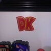 Donkey Kong Video Game Logo Sign 4.5x3.5 3D Printed, Man Cave, Game ...