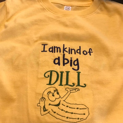 Pickle Embroidery Design in 4 Sizes. Cute Quick Stitch Embroidery ...