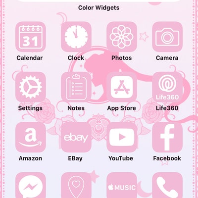 3,000,000 Ios14 App Icons, Neutral Pink Aesthetic Widget Ios 15 Cover ...