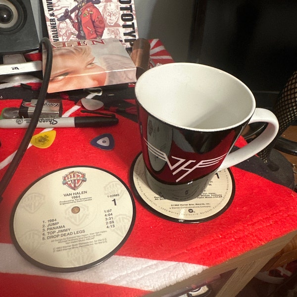 Disco Music Coasters, 4 Disco Vinyl Record Coasters, 70s Music Coasters ...