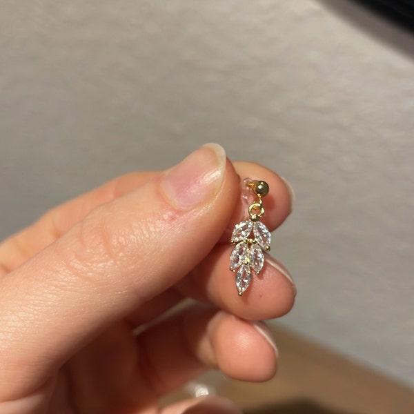 Hoops 15mm Invisible Clip on Earrings, Clip on Hoop Earrings, Non ...