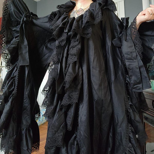 Victorian Peignoir, Vintage Negligee, Victorian Robe, Edwardian ...