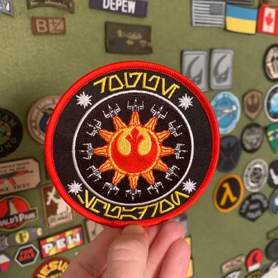 Star Wars X-wing Rogue Squadron classic 4 Patch in Aurebesh Rogue One ...