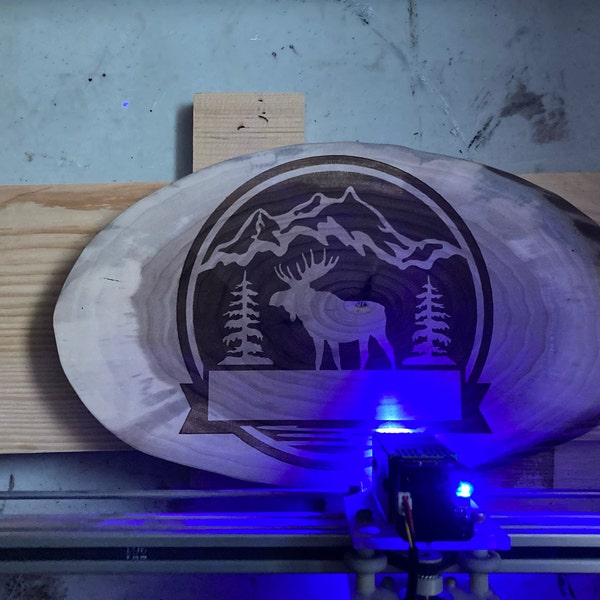 Moose Name Frame SVG | Moose Silhouette Download Cut File Monogram ...