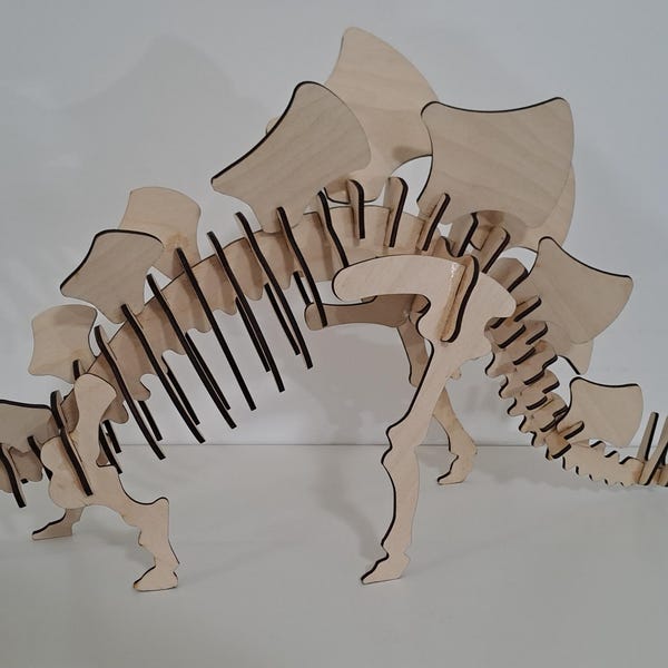 T-rex Dinosaur Digital Pattern Template File for Laser SVG DXF CDR ...