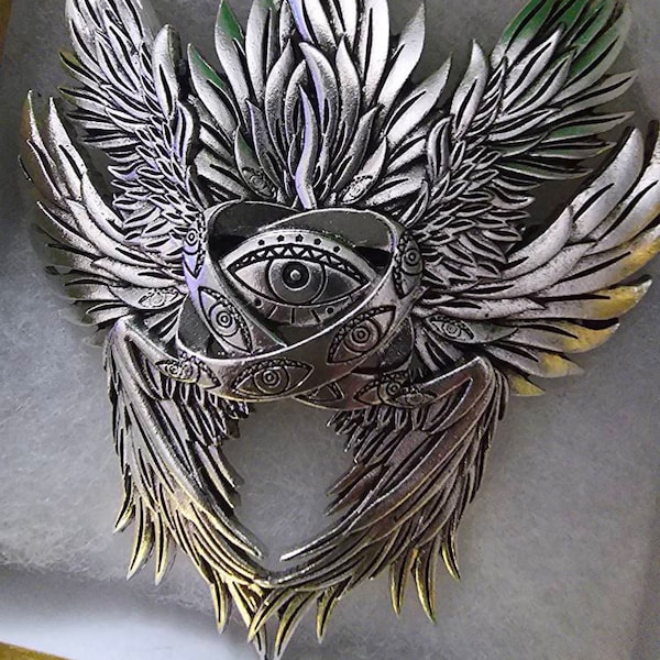Biblically Accurate Angel, French Barrette, Angel Barette, Witch Gift ...