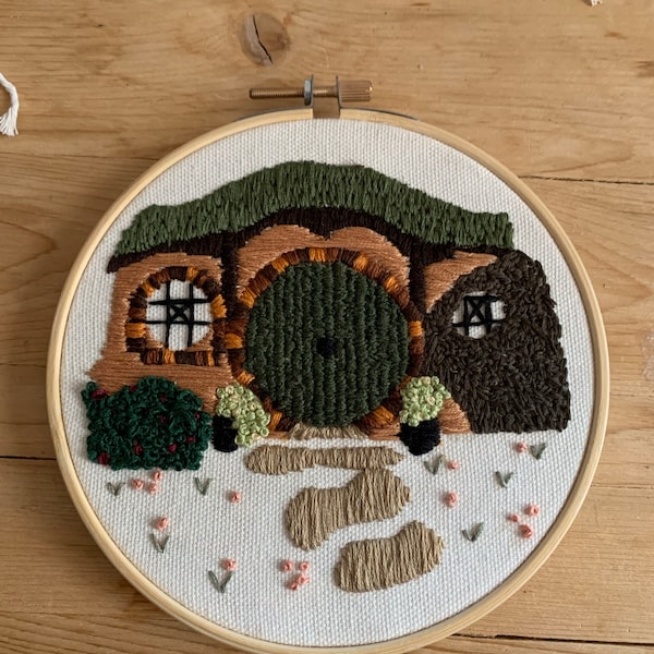 Embroidery Pattern - Hand Embroidery Pattern - Hobbit Embroidery ...