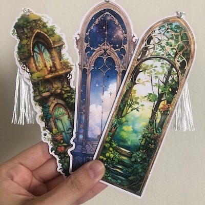 Bookmark Book Tracker, Book Stack, Double Sided, 34 Books to Fill All ...