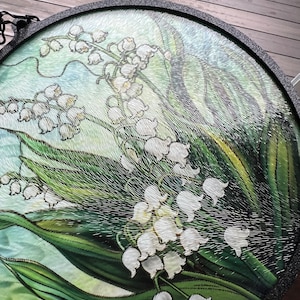 Bunny Stained Glass Window Cling Window Sticker Decal No Adhesive ...