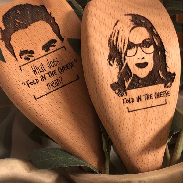 Fold in the Cheese! Spoons | High-quality Engraved Wooden Spoons ...