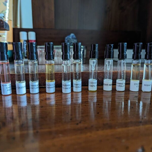 Handmade Natural Oil Perfume 6ml, Jasmine Sambac, Tuberose and Violet ...