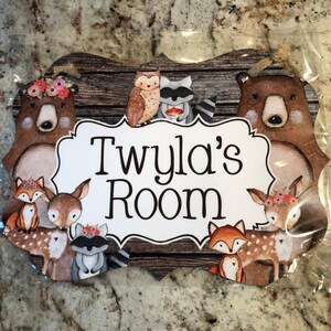 Woodland Classroom Decor, Teacher Gift, Forest Friends Classroom Door ...