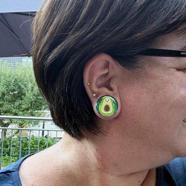Resin Teardrop Ear Tunnels 34mm (1 5/8")| Pair | Ear Plugs | Gauge ...