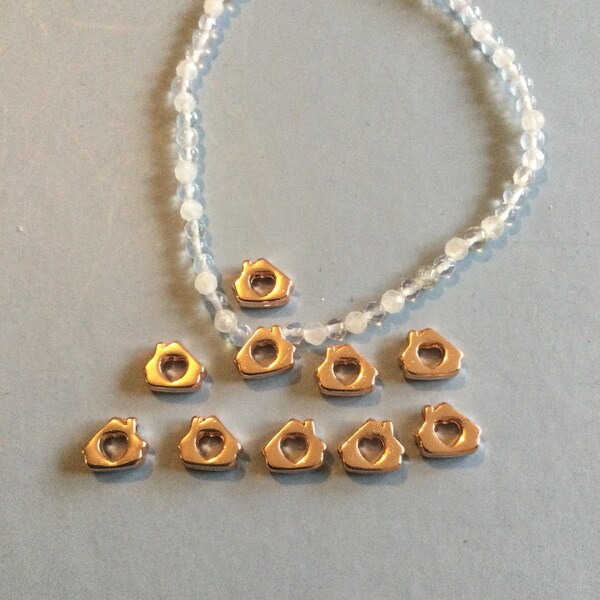 Traditional Turkish Artisan Handmade Cube Glass Beads, Large Hole Glass ...