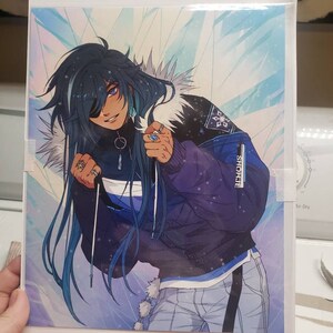 GENSHIN IMPACT Kaeya Fashion PRINT unofficial Fan Merch - Etsy